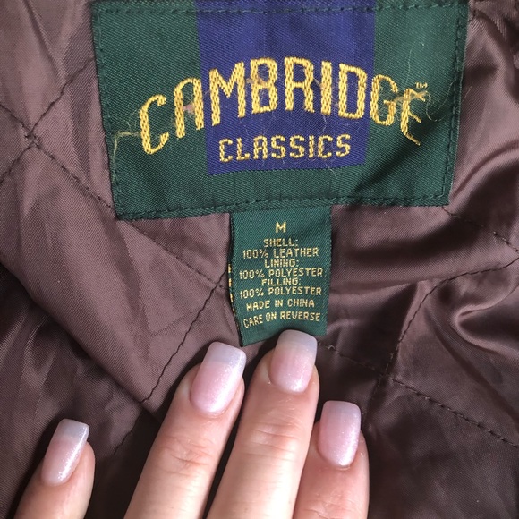 cambridge classic | Jackets & Coats | Cambridge Classic Brown Leather ...